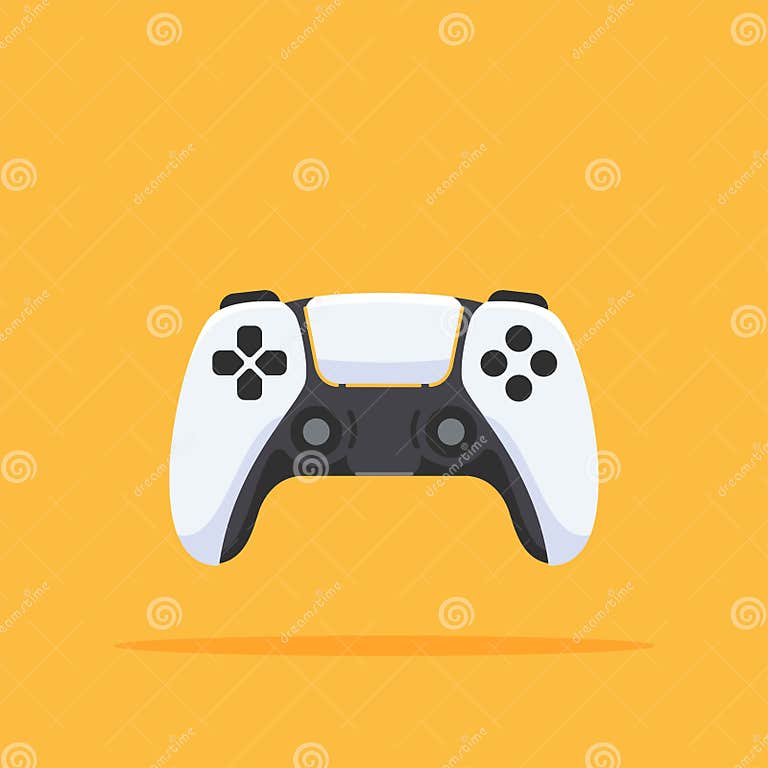 Video Game Controller. Illustration of an Electronic Device for Playing ...