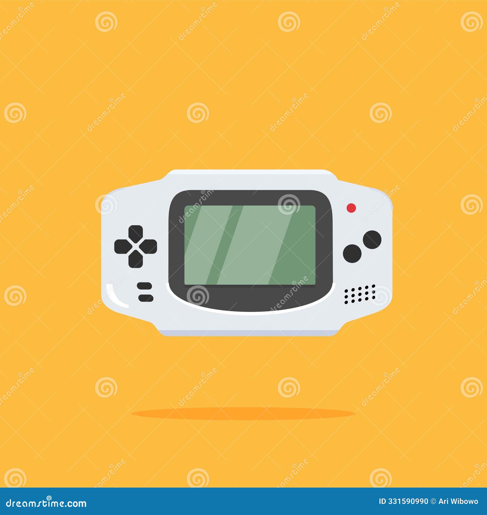 Video Game Controller. Illustration of an Electronic Device for Playing ...