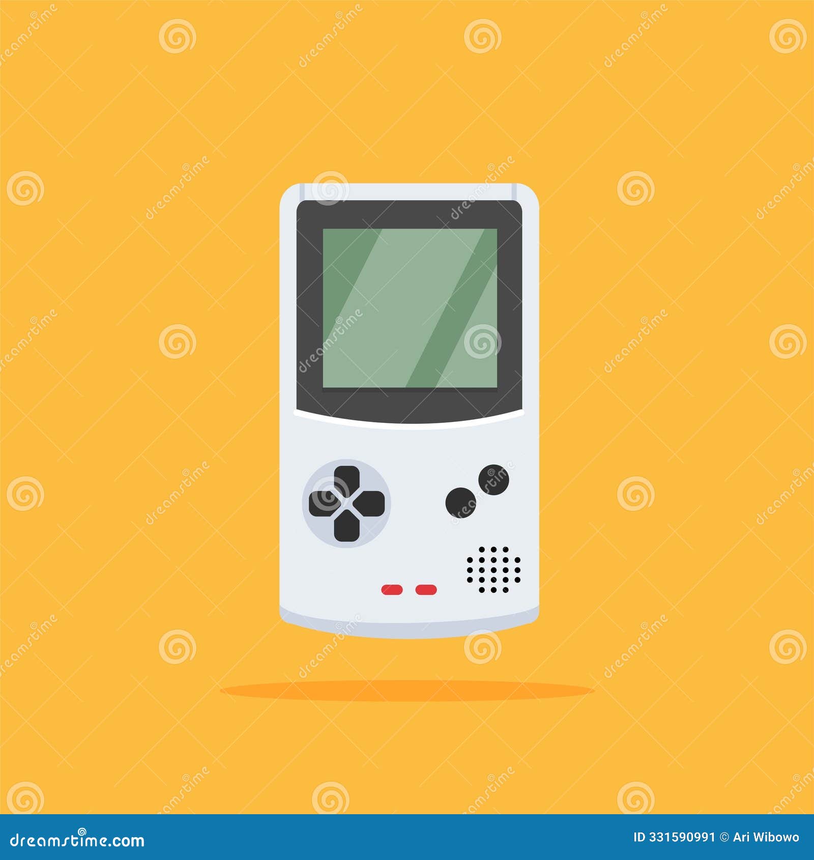 Video Game Controller. Illustration of an Electronic Device for Playing ...