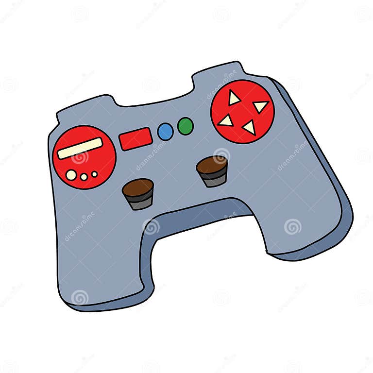 Video Game Controller Illustration Stock Vector - Illustration of ...