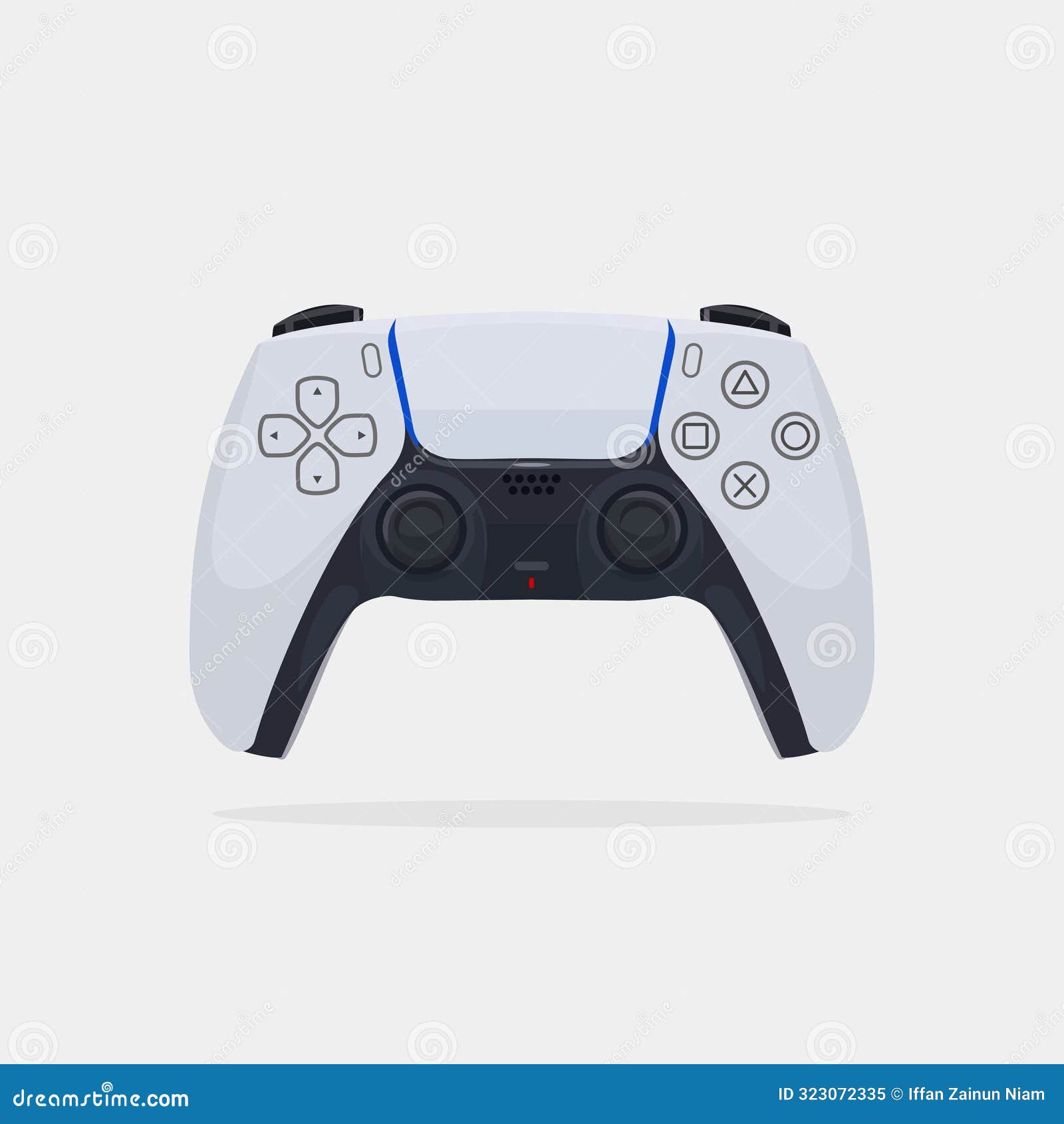 Video Game Controller Illustration Vector Isolated. Stock Illustration ...
