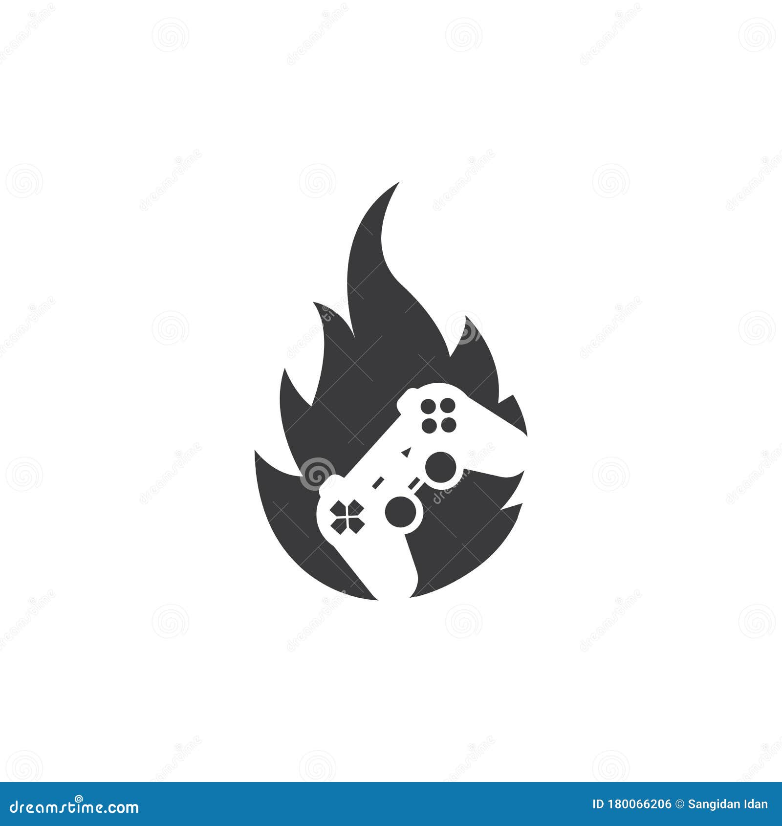 Video Game Controller Logo Icon Vector Illustration Stock Vector ...