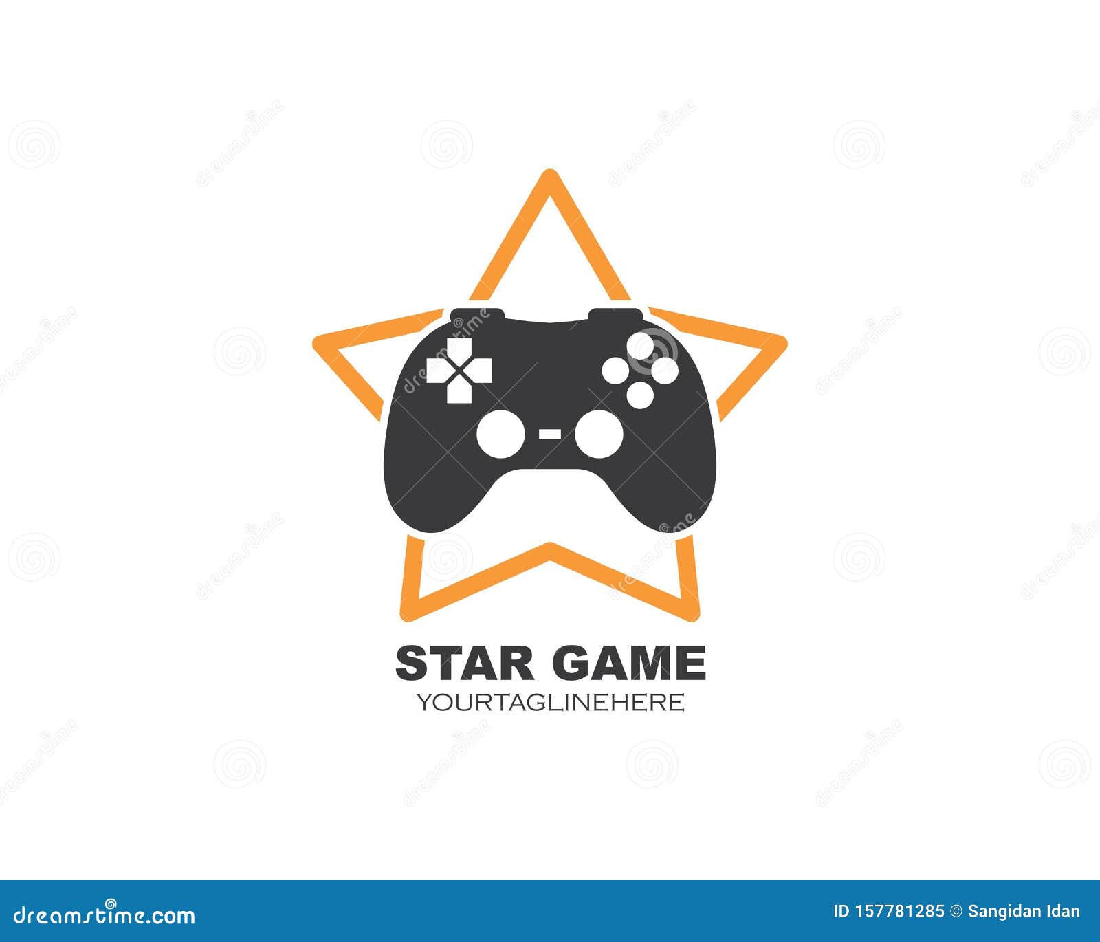 Video Game Controller Logo Icon Vector Illustration Stock Vector ...