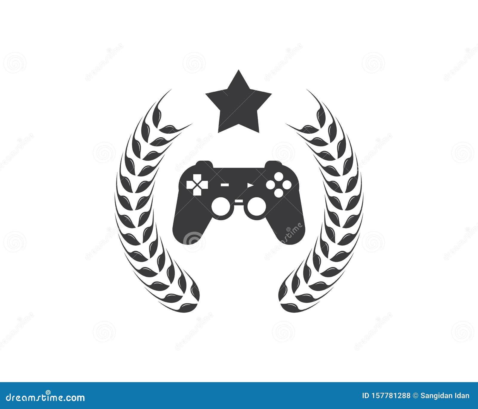 Video Game Controller Logo Icon Vector Illustration Stock Vector ...