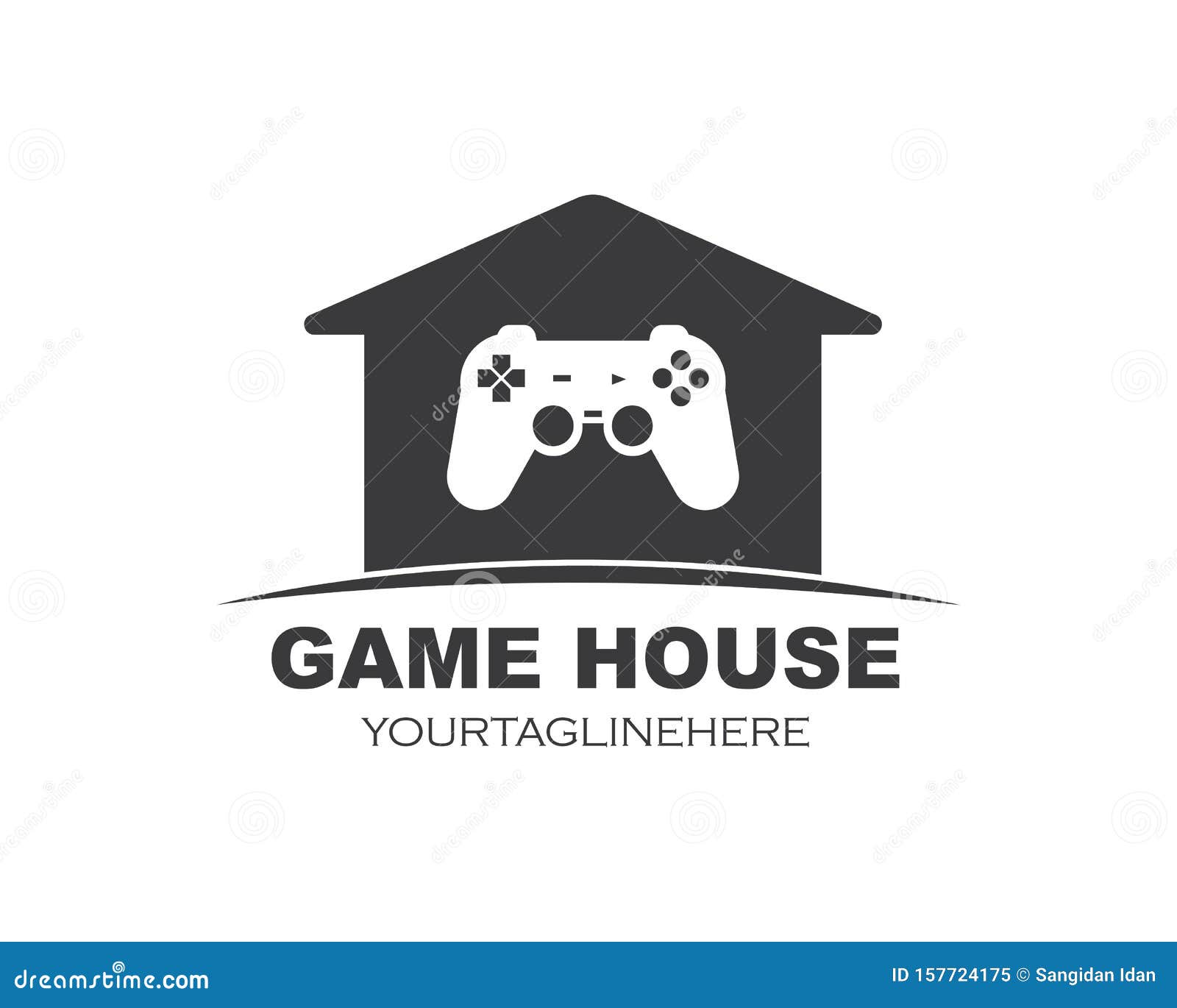 Video Game Controller Logo Icon Vector Illustration Stock Vector ...
