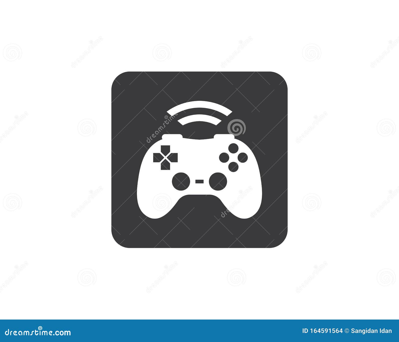Video Game Controller Logo Icon Vector Illustration Stock Vector ...