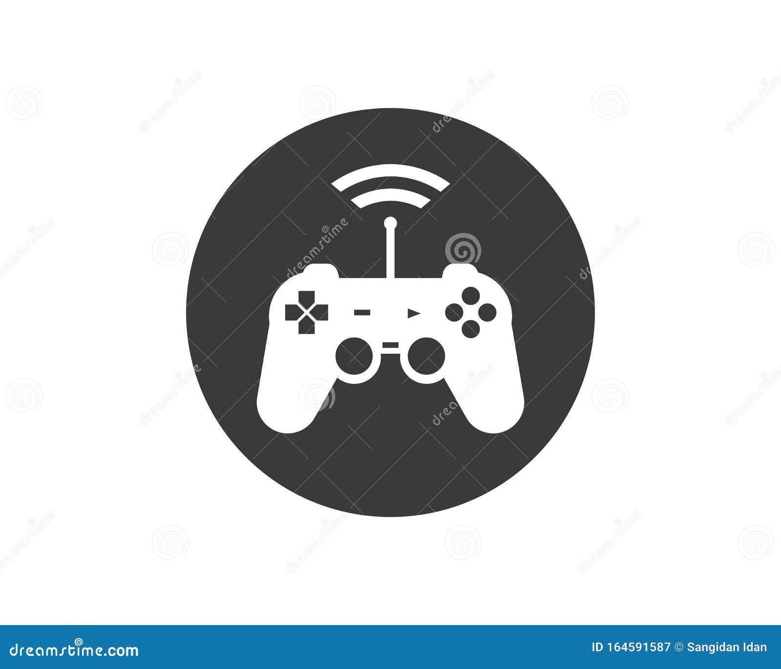 Video Game Controller Logo Icon Vector Illustration Stock Vector ...