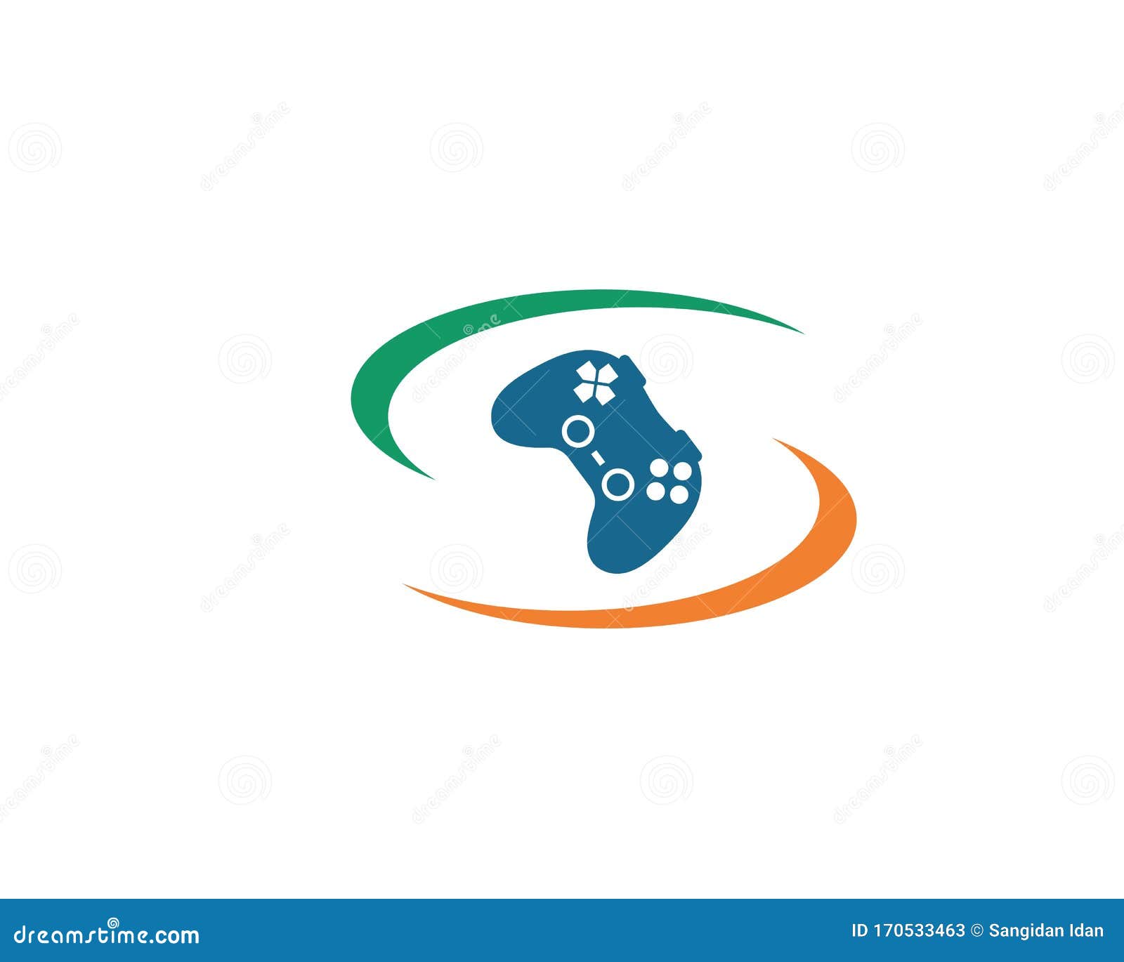 Video Game Controller Logo Icon Vector Illustration Stock Vector ...