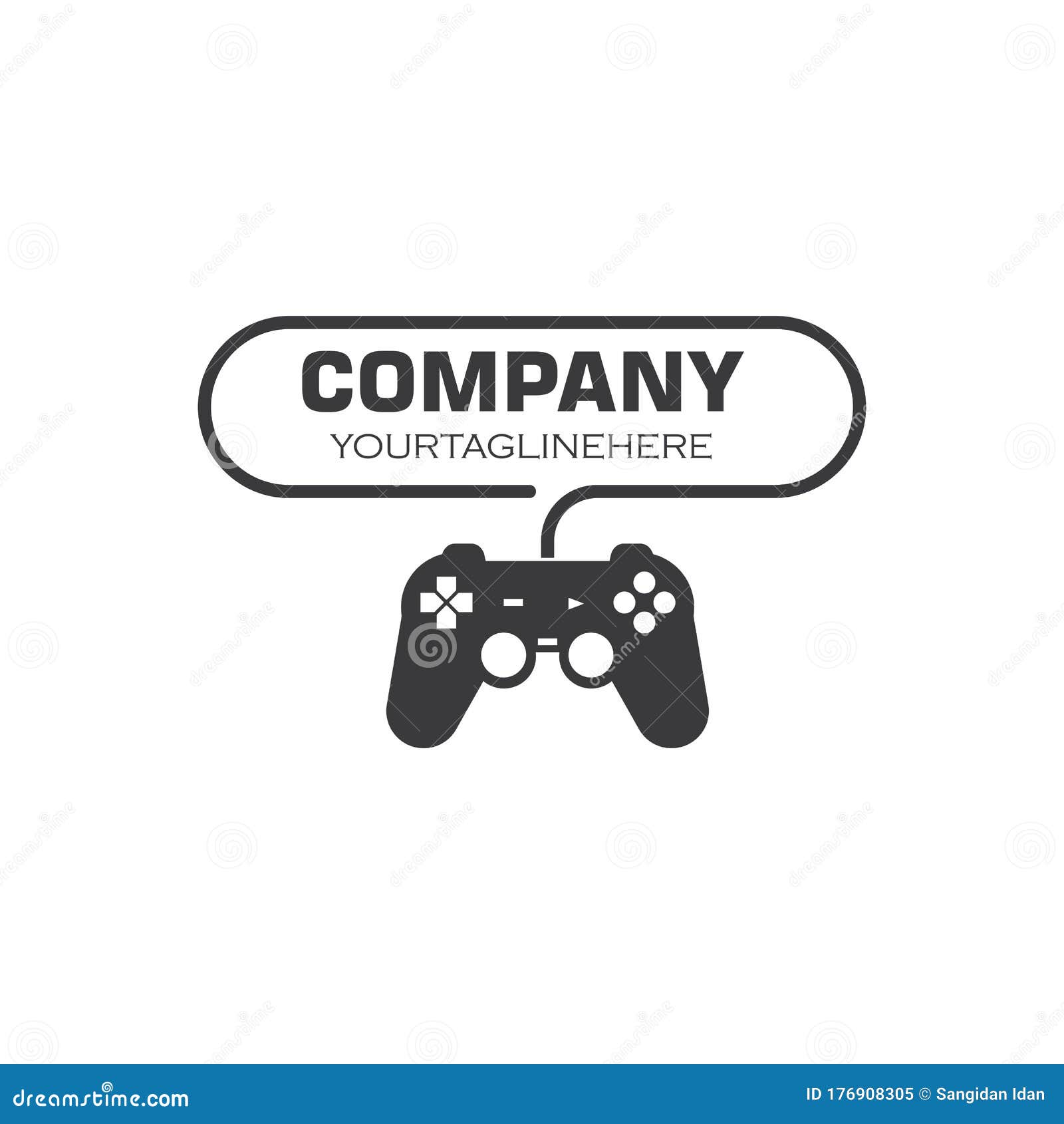 Video Game Controller Logo Icon Vector Illustration Stock Vector ...