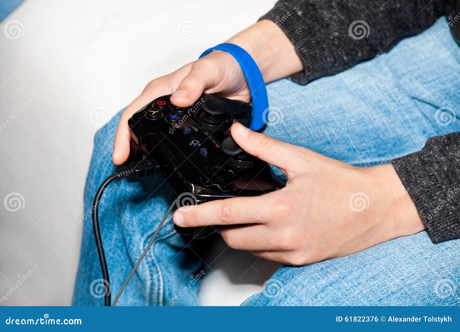 Video game controller stock photo. Image of hand, recreational - 61822376