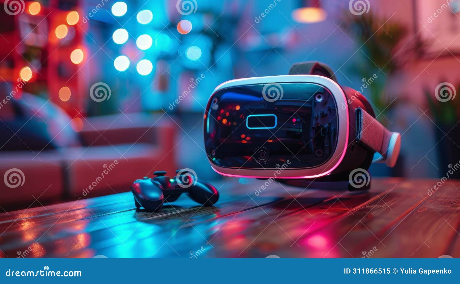 Video Game Controller on Table Stock Image - Image of electronic, xbox ...