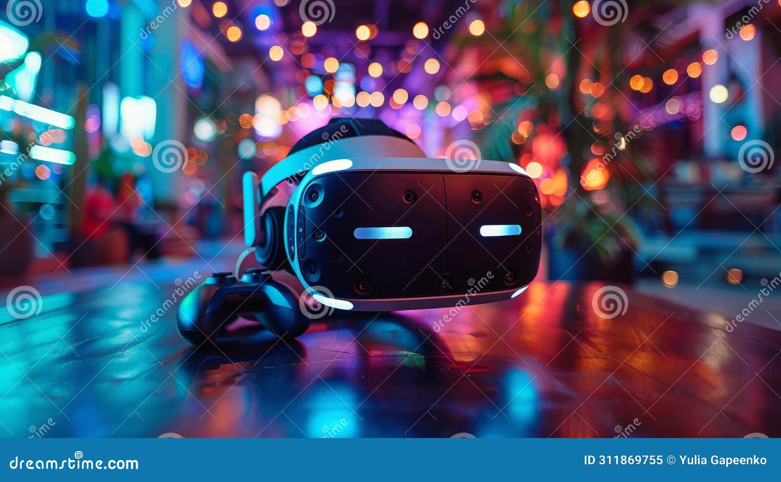 Video Game Controller on Table Stock Image - Image of time, table ...