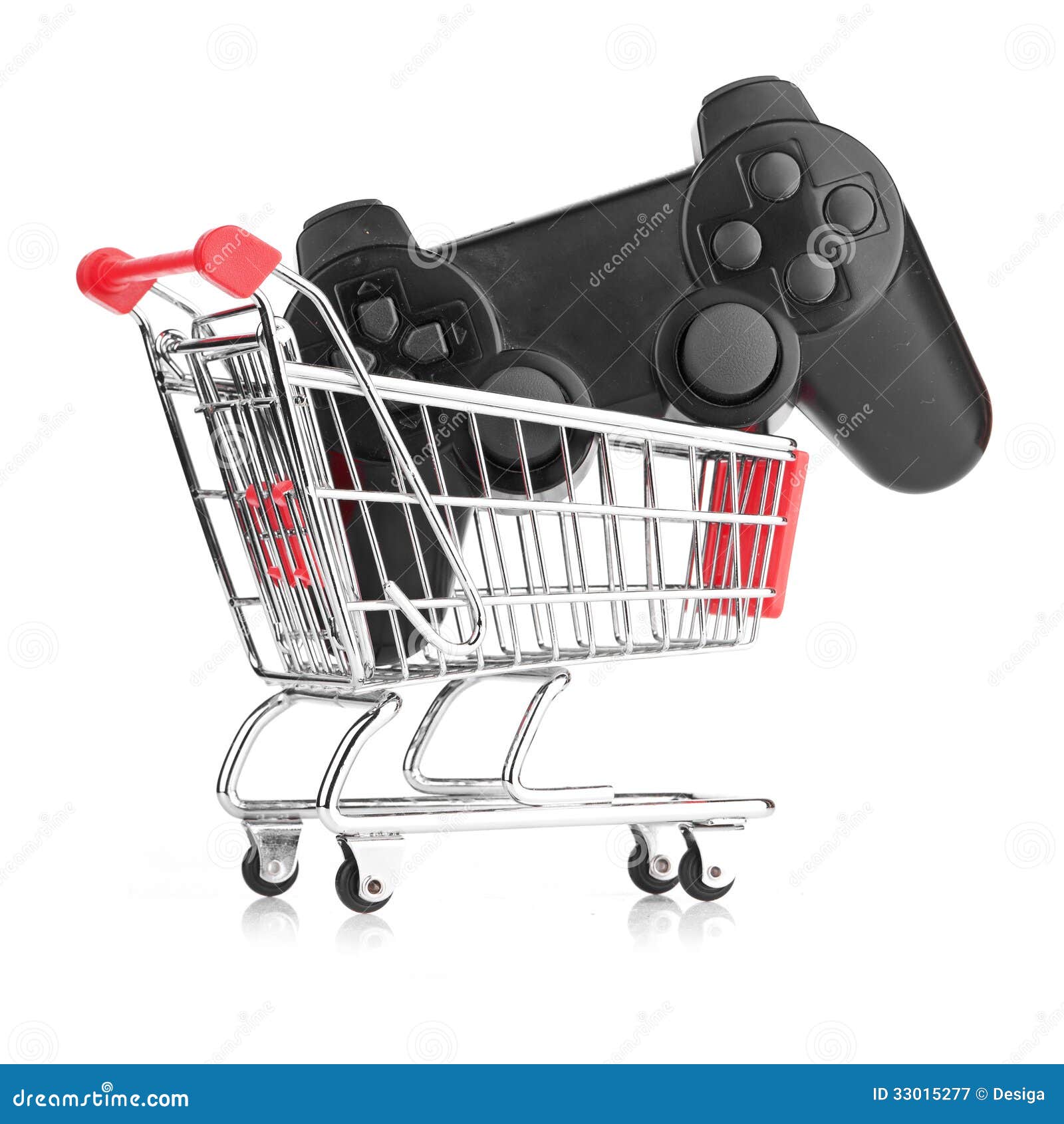Video Game Controller in Trolley Stock Image - Image of technology ...