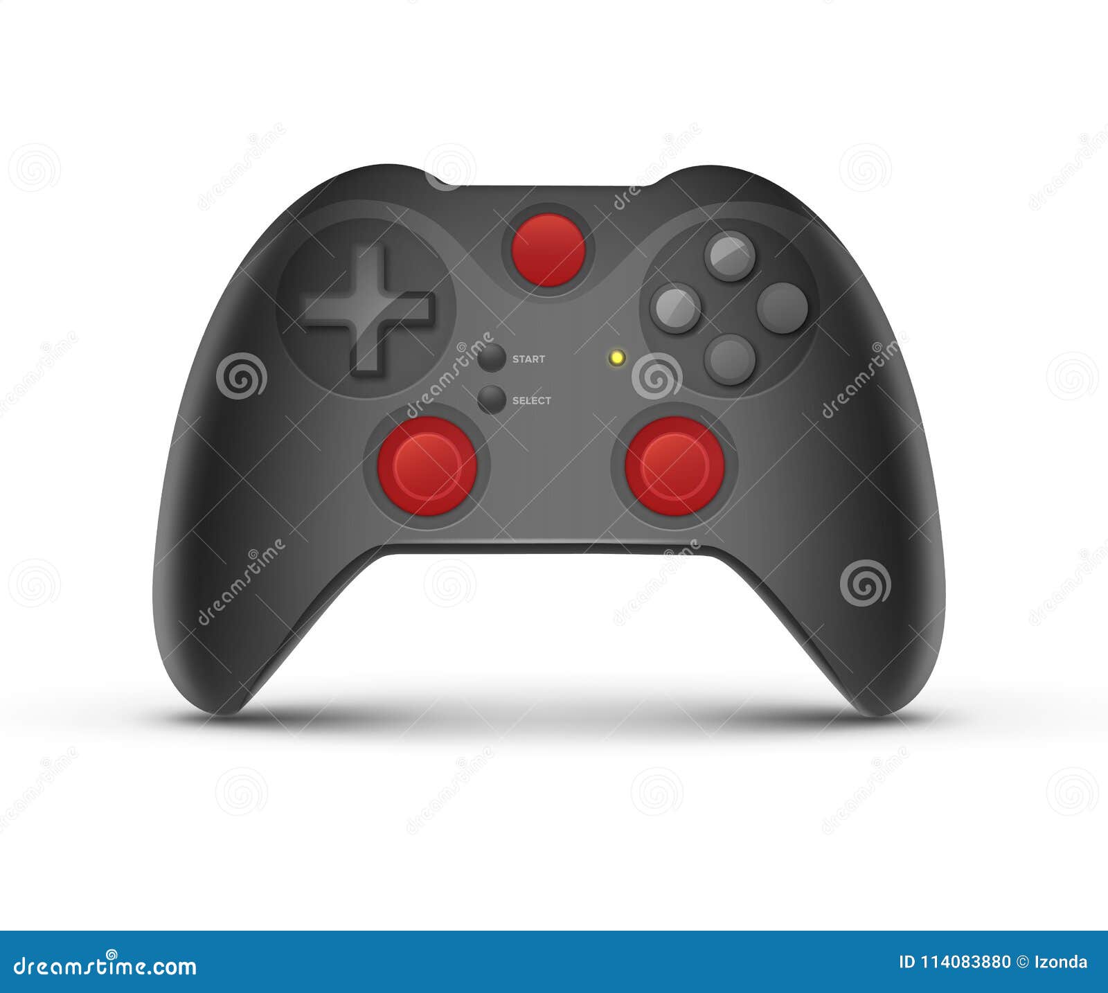 Video game controller stock vector. Illustration of joypad - 114083880