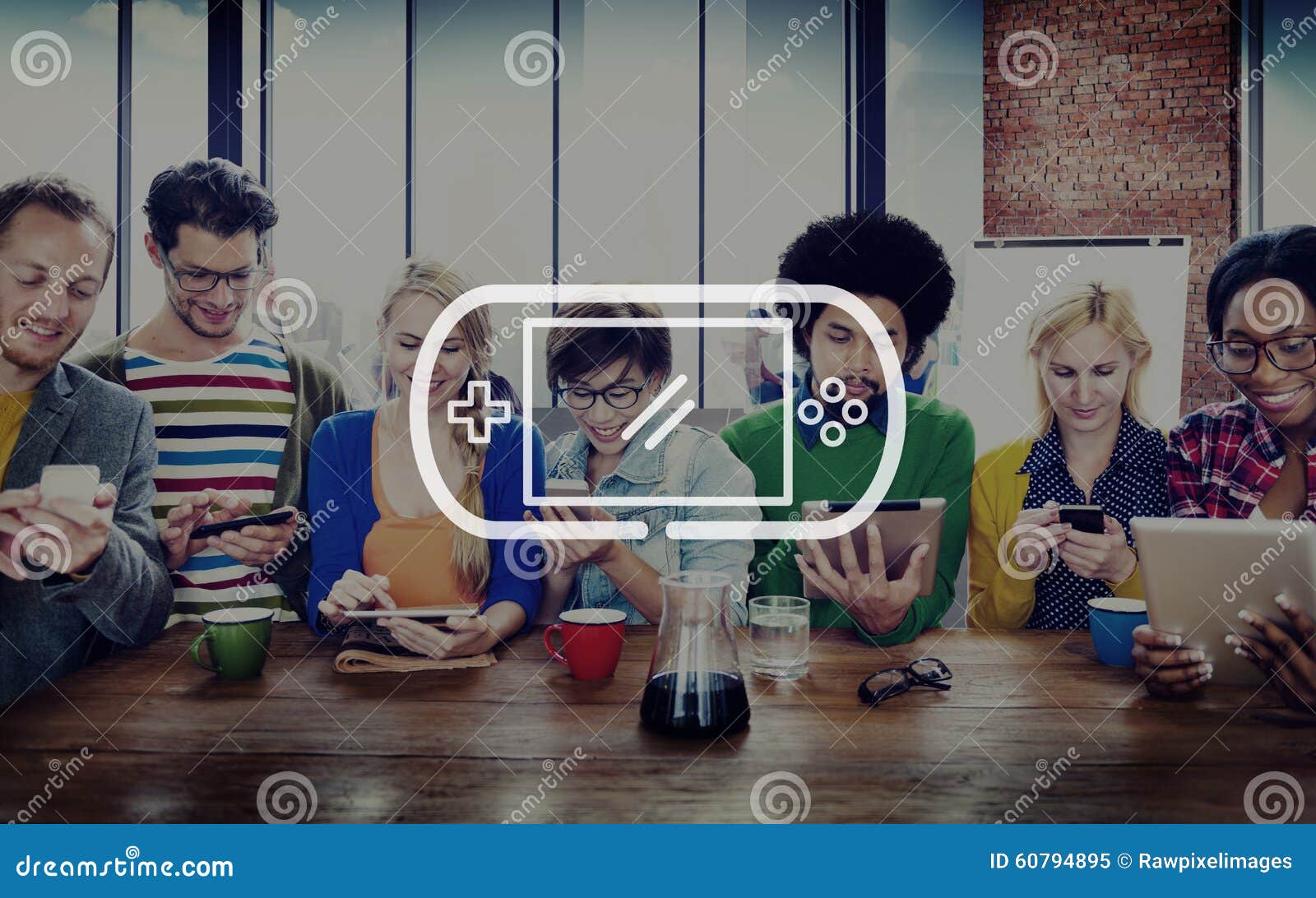 Video Game Controlling Joypad Gaming Concept Stock Image - Image of ...