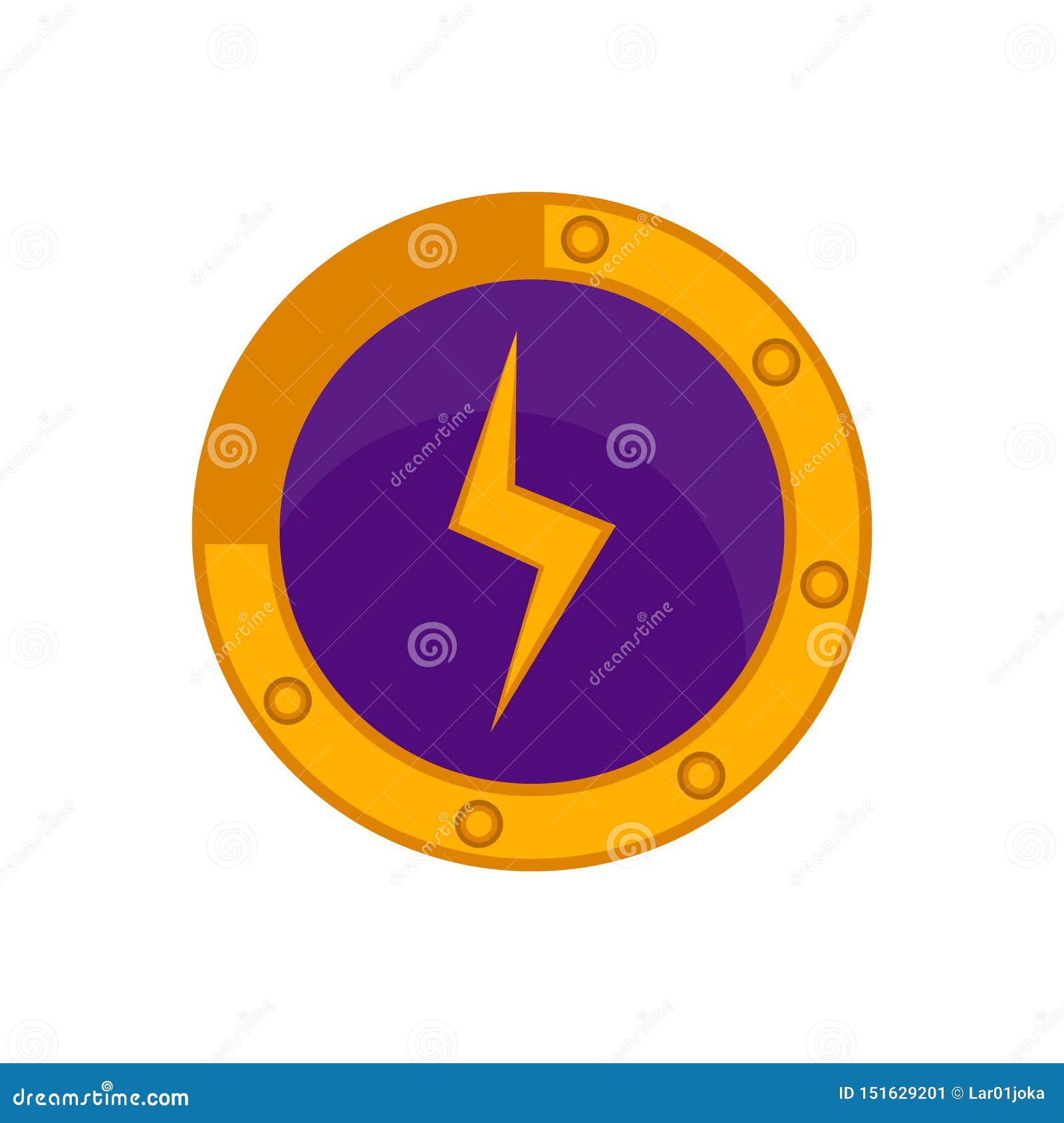 Energy Progress, Loading Game Bar Set Vector Illustration ...