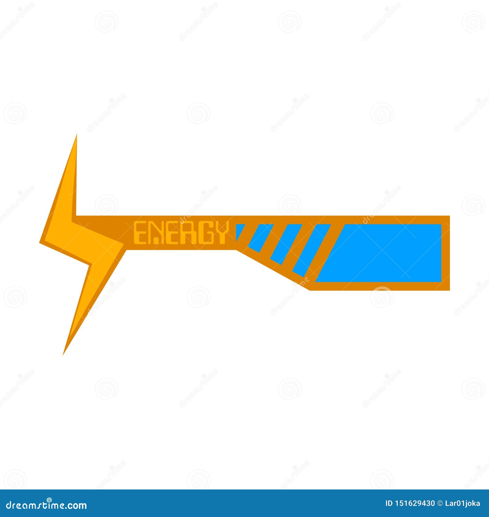 Video Game Energy Progress Bar Stock Vector - Illustration of icon ...