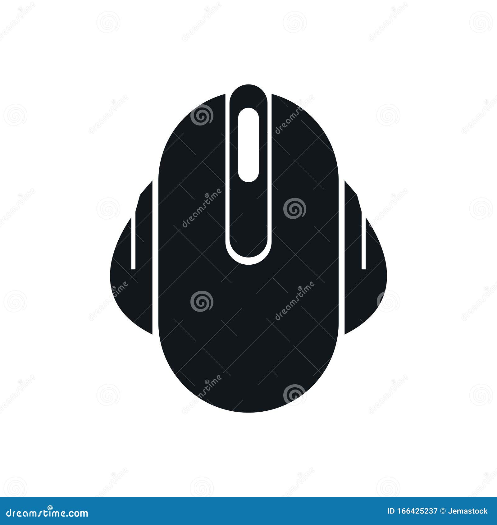 Video Game Gamer Mouse Icon Stock Vector - Illustration of match ...
