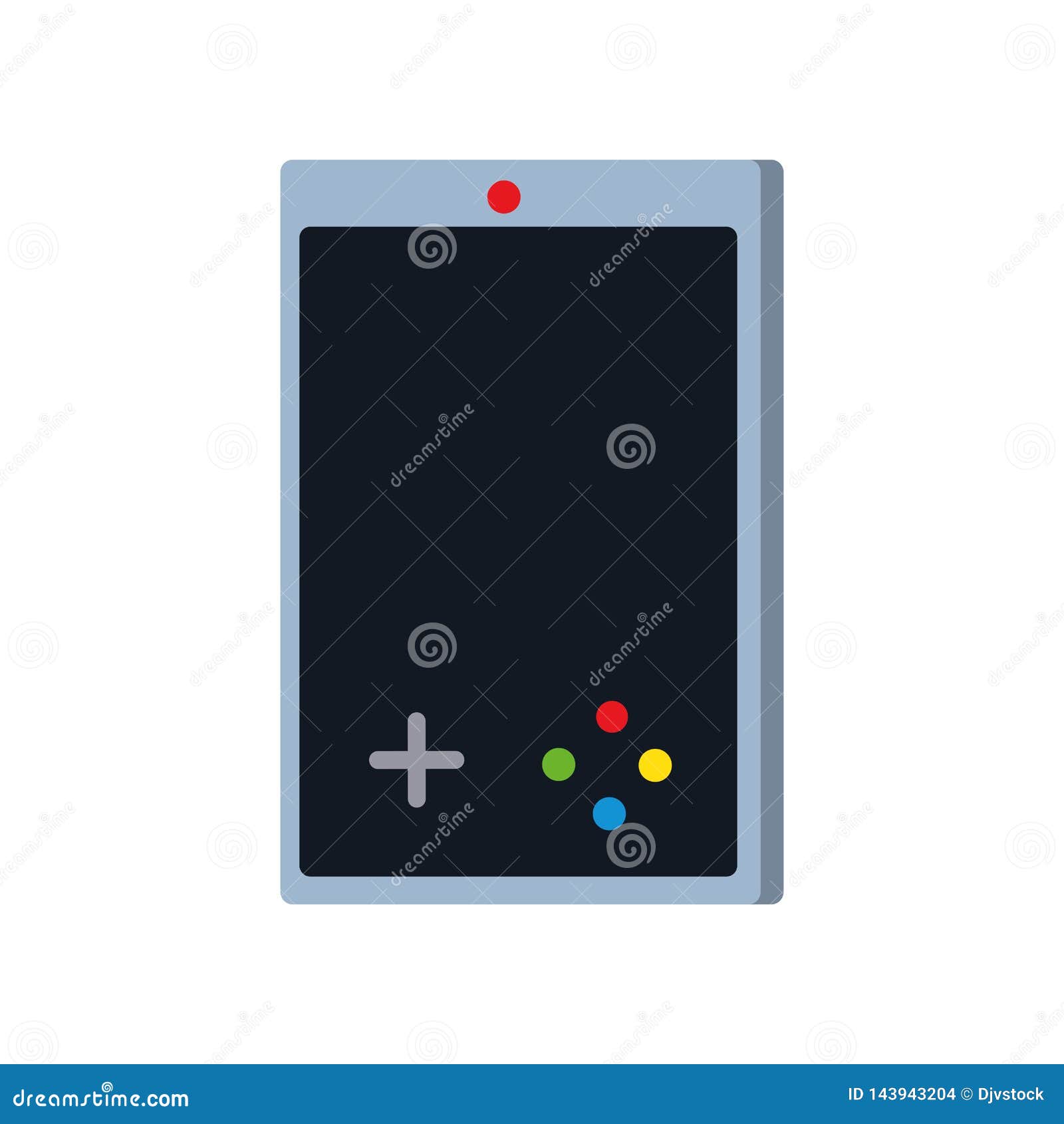 Video game handle console stock illustration. Illustration of leisure ...