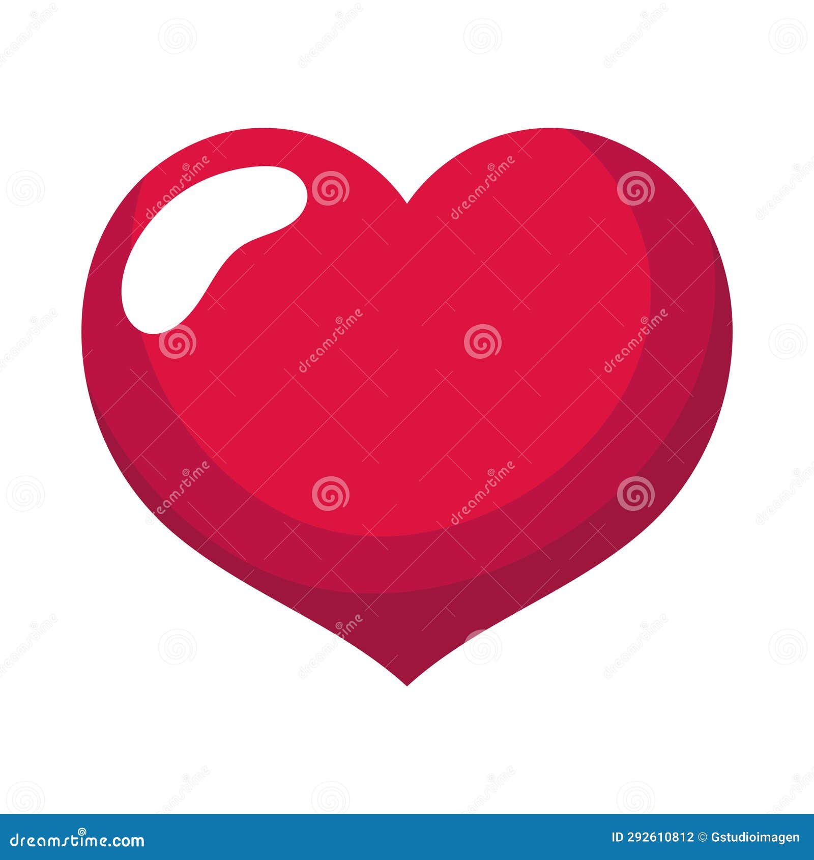 Video game heart stock vector. Illustration of crystal - 292610812