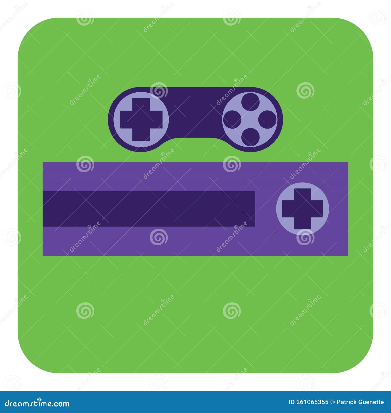 Video game, icon stock vector. Illustration of concept - 261065355