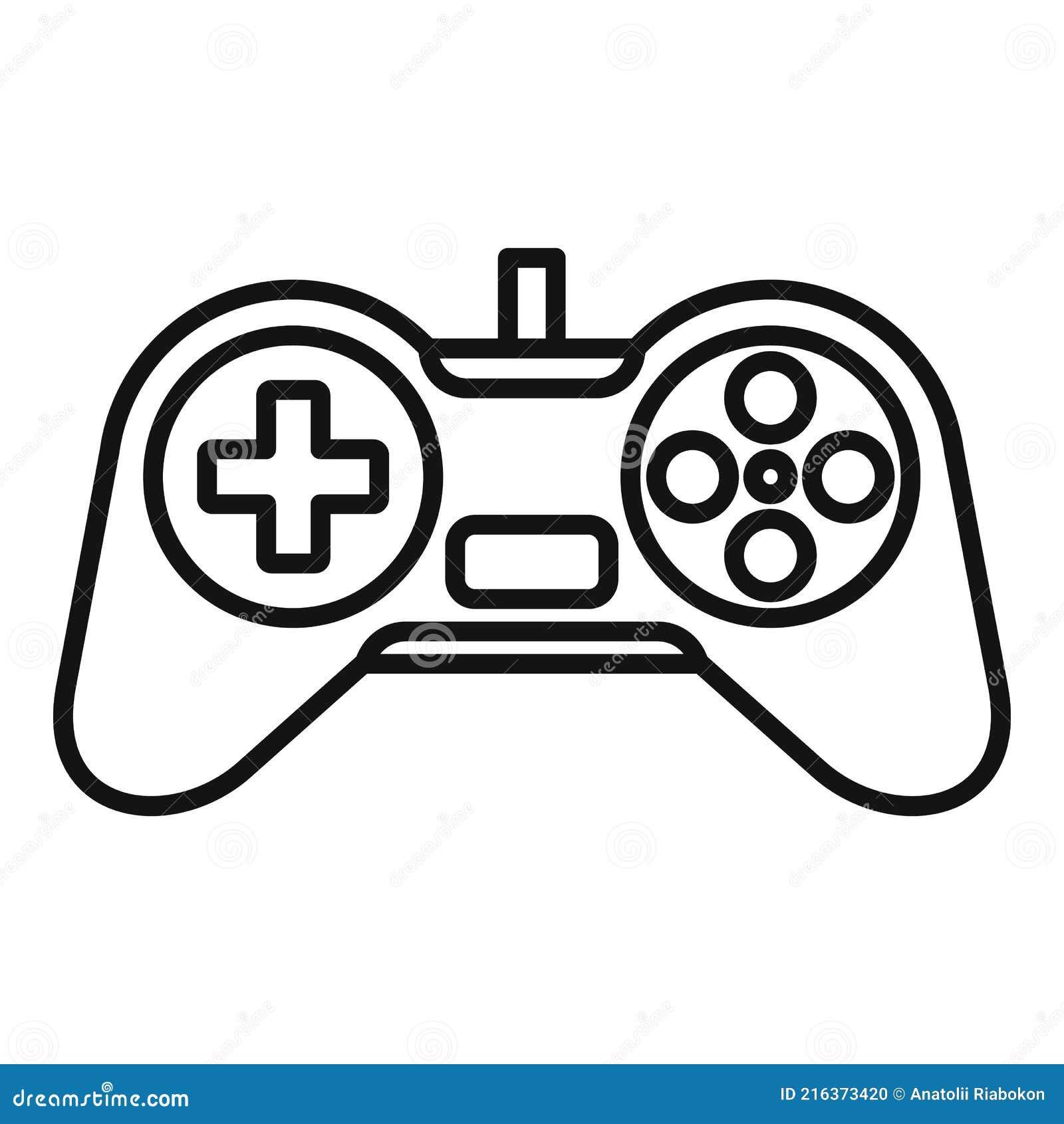 Video Game Joystick Icon, Outline Style Stock Vector - Illustration of ... Video Game Joystick Icon, Outline Style Stock Vector - Illustration of ...