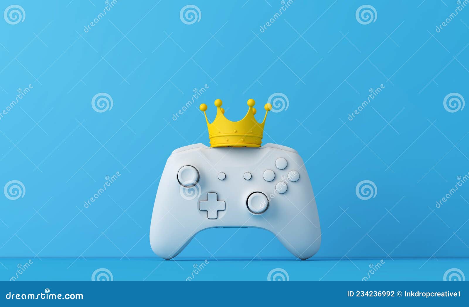King Gamer Crown And Console Symbol Gaming Vector Play Games Logo ...
