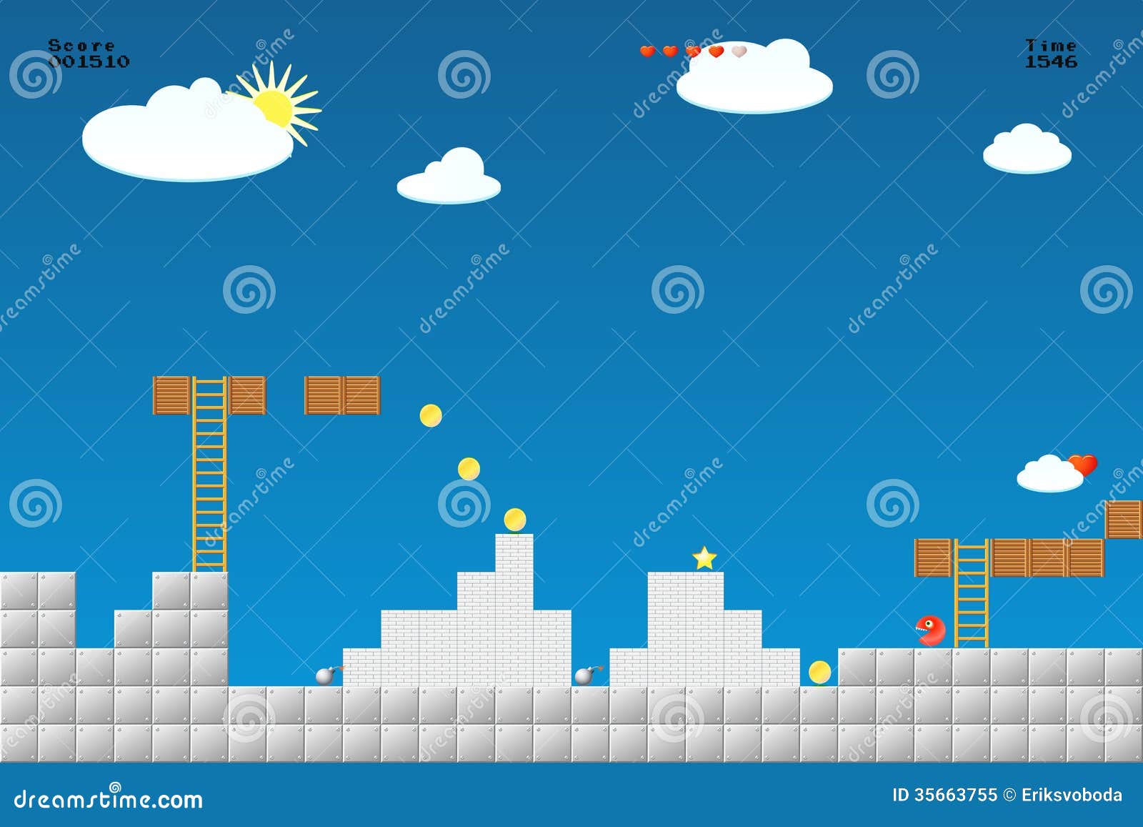 Game Location Arcade Games Stock Illustrations – 97 Game Location ...