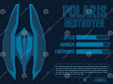 Video game space ship stock vector. Illustration of character - 79232566