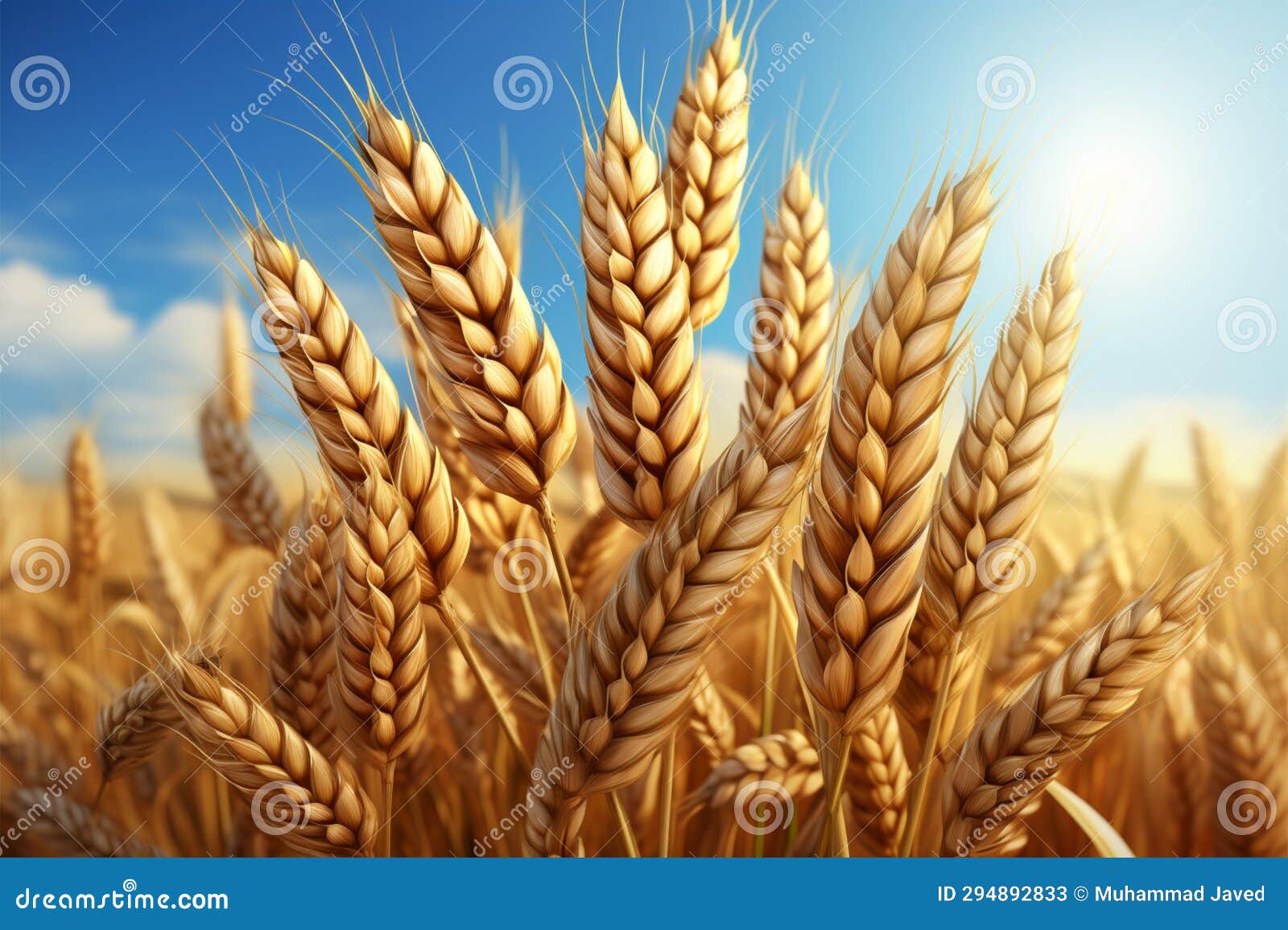 Wheat. Video Game`s Digital CG Artwork Royalty-Free Stock Image ...