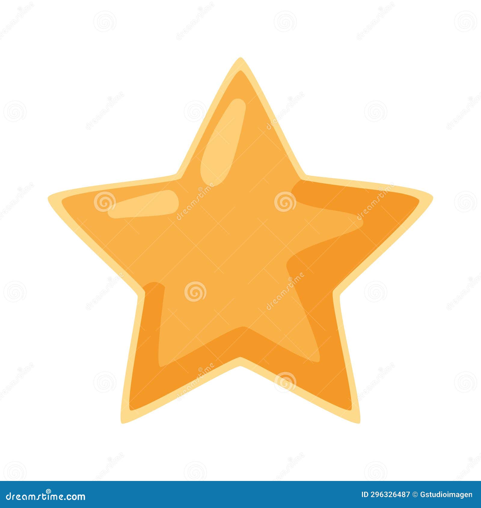 Video game star stock vector. Illustration of isolated - 296326487