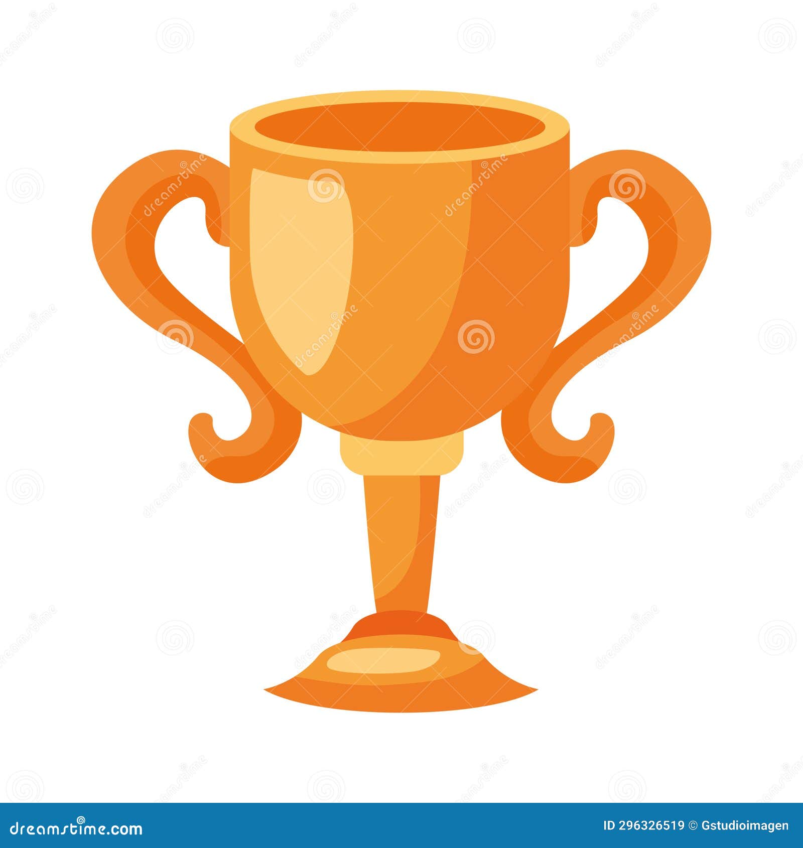 Video game trophy stock illustration. Illustration of award - 296326519