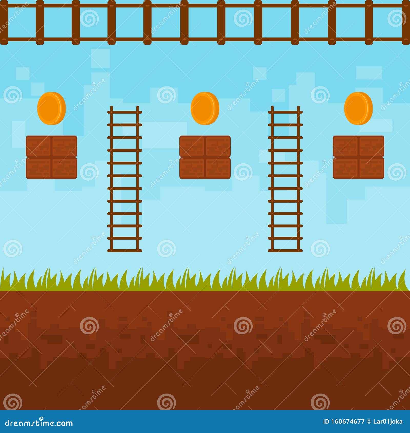 Video game world design stock vector. Illustration of technology ...