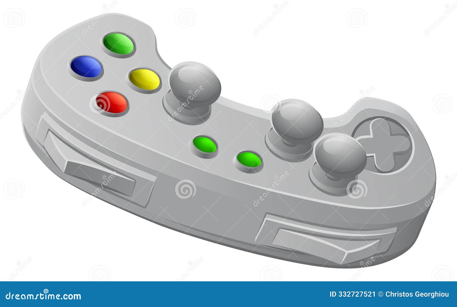 Video Gamer Cartoon Icon Game Gaming Controller Stock Illustration ...