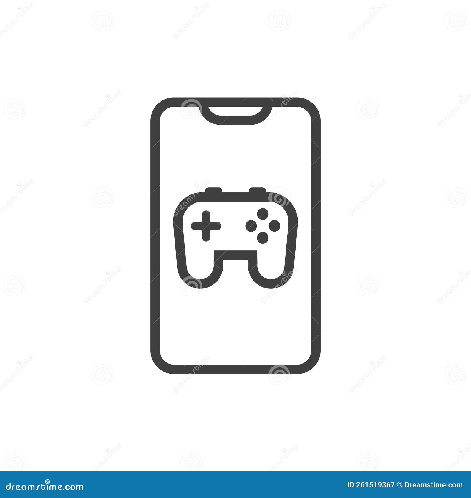 Video Games Icon. Online Game Conception Stock Vector - Illustration of ...