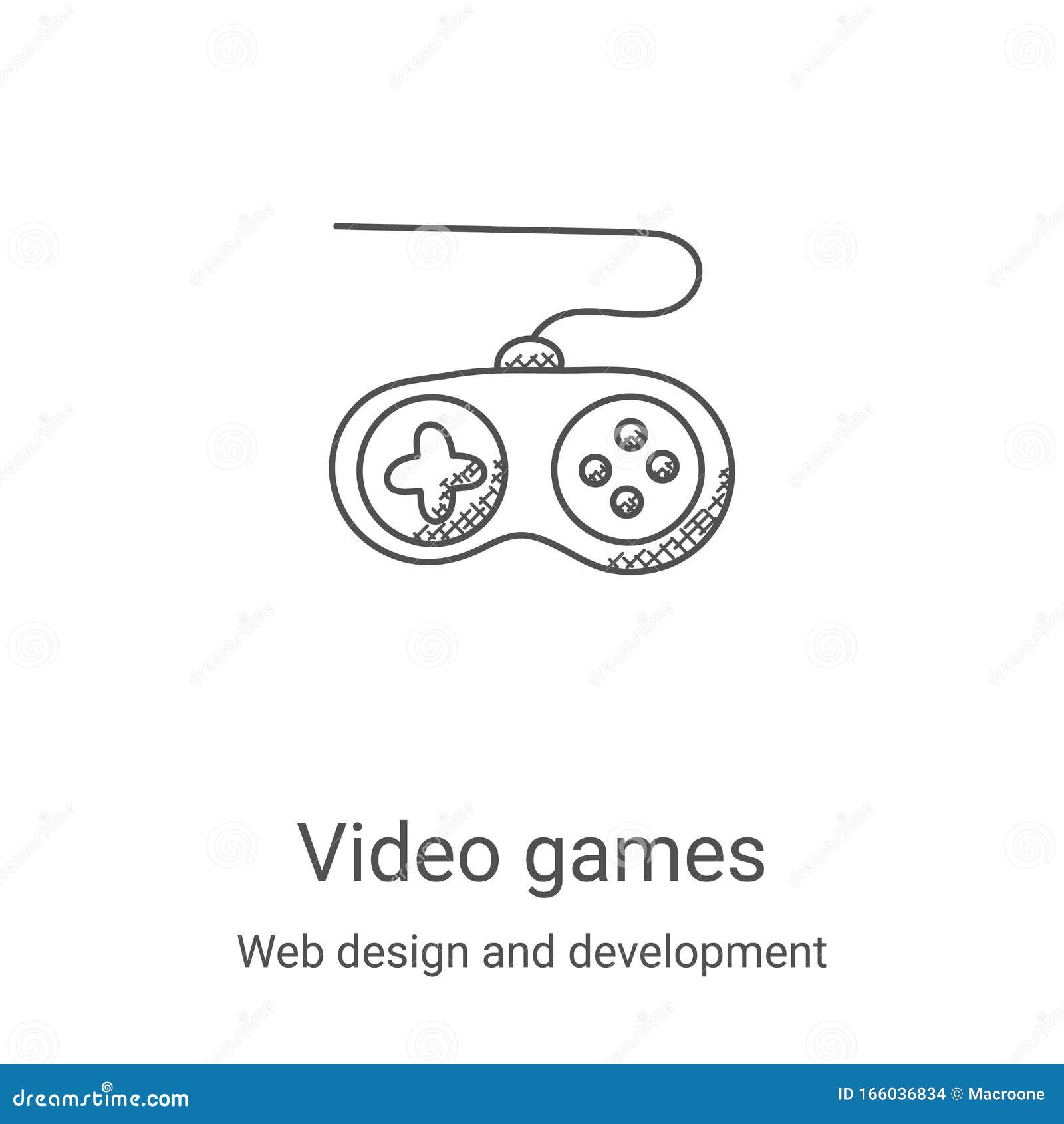 Video Games Icon Vector from Web Design and Development Collection ...