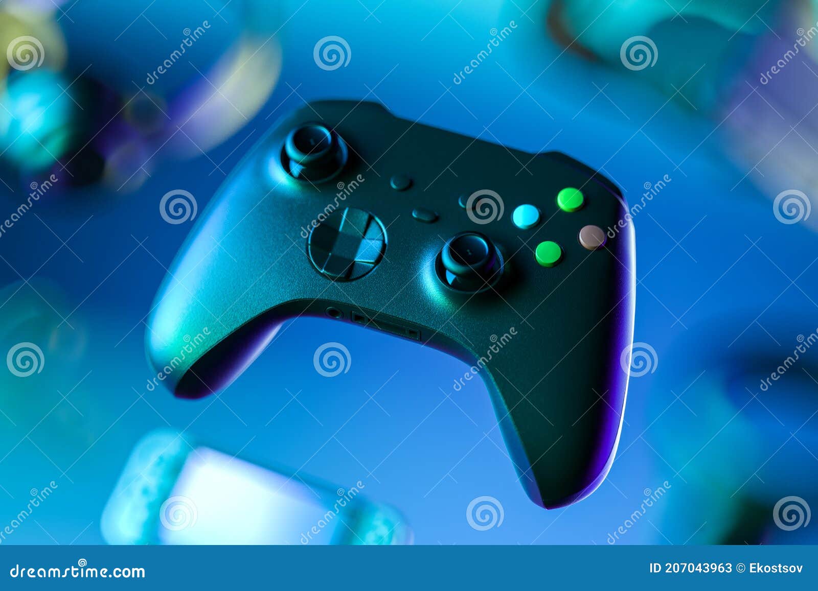 Video Games of New Generation. Stylish Wireless Joystick, Gaming ...