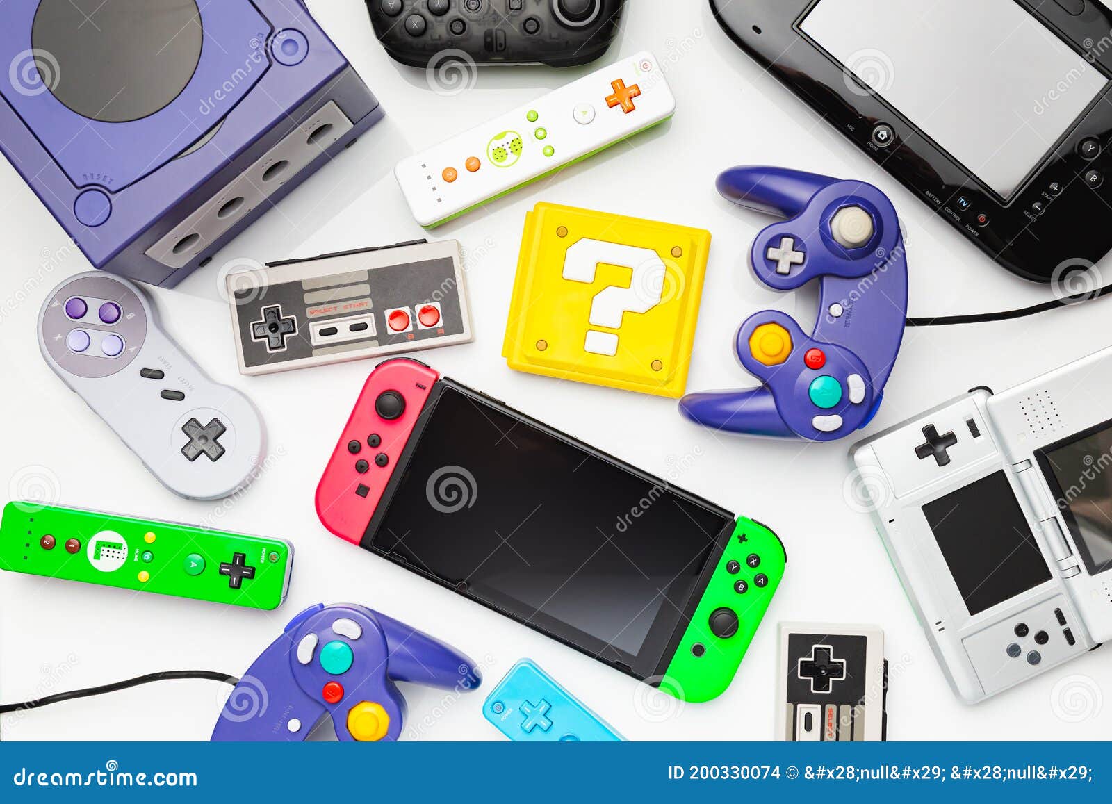 Video Gaming flat lay stock photo. Image of miscellaneous - 200330074