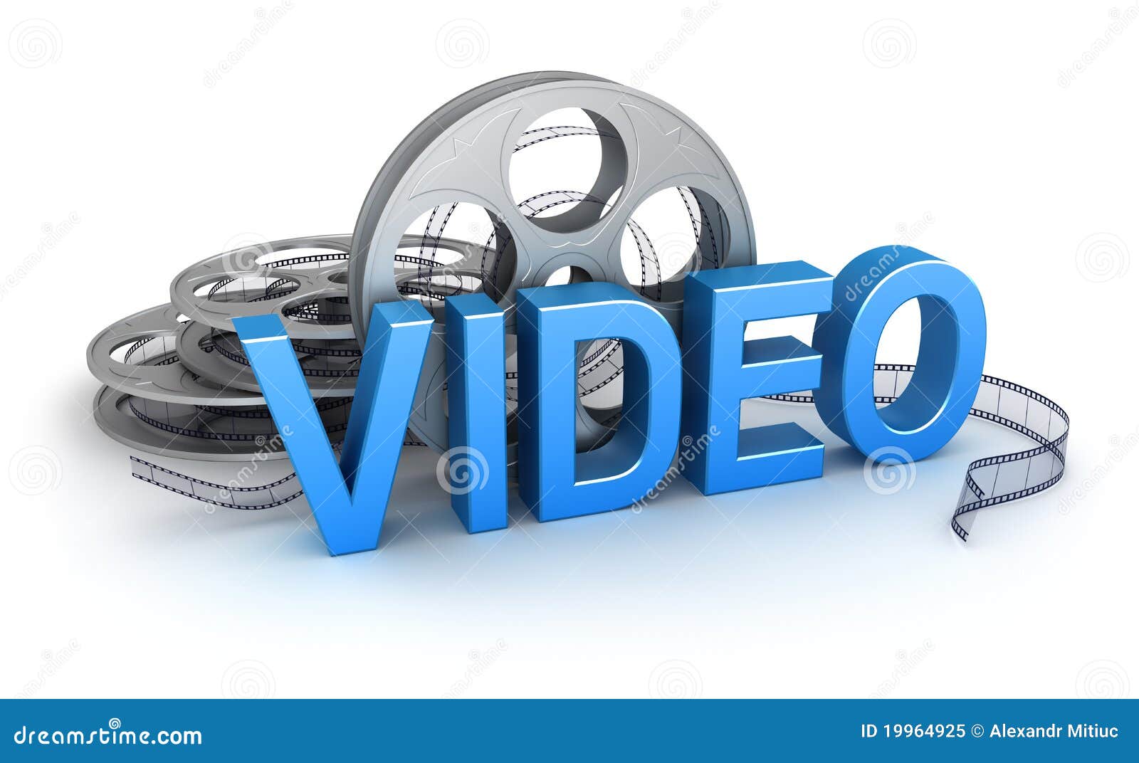 Video. Het Pictogram Van Het Concept Stock Illustratie - Illustration ...