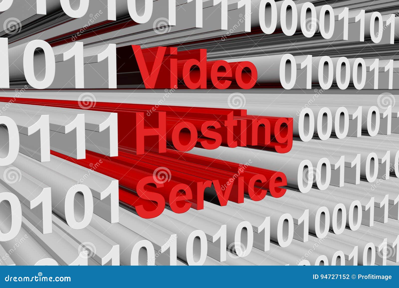 Video hosting service stock illustration. Illustration of network ...