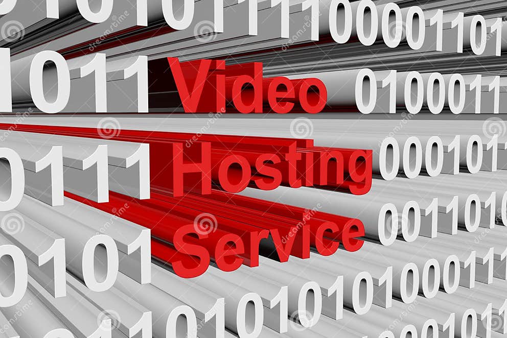 Video hosting service stock illustration. Illustration of network ...