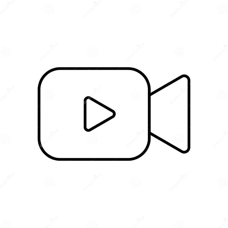 Video Icon. Video Camera Vector. Player Symbol. Video Symbol Eps 10 ...