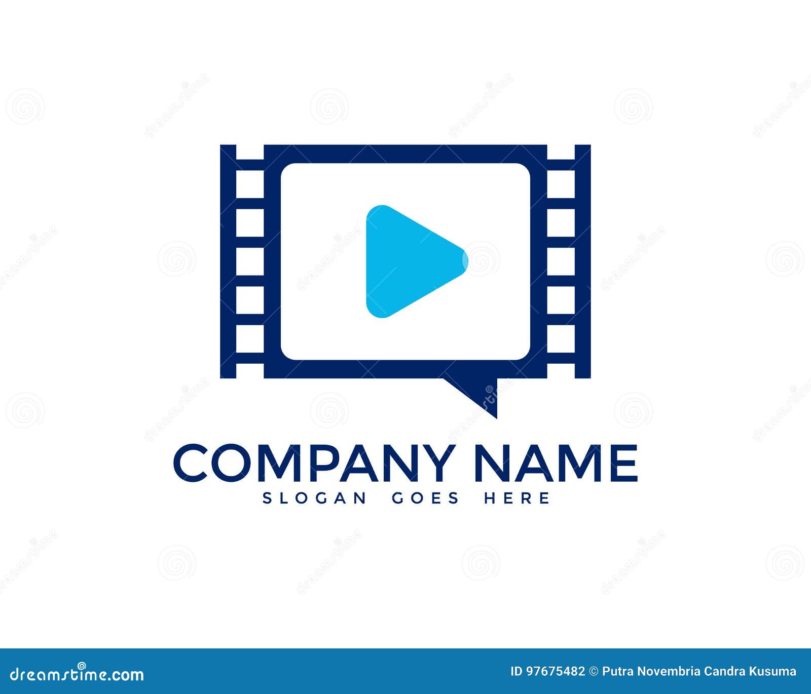 Video Icon Logo Design Element Stock Vector - Illustration of audio ...