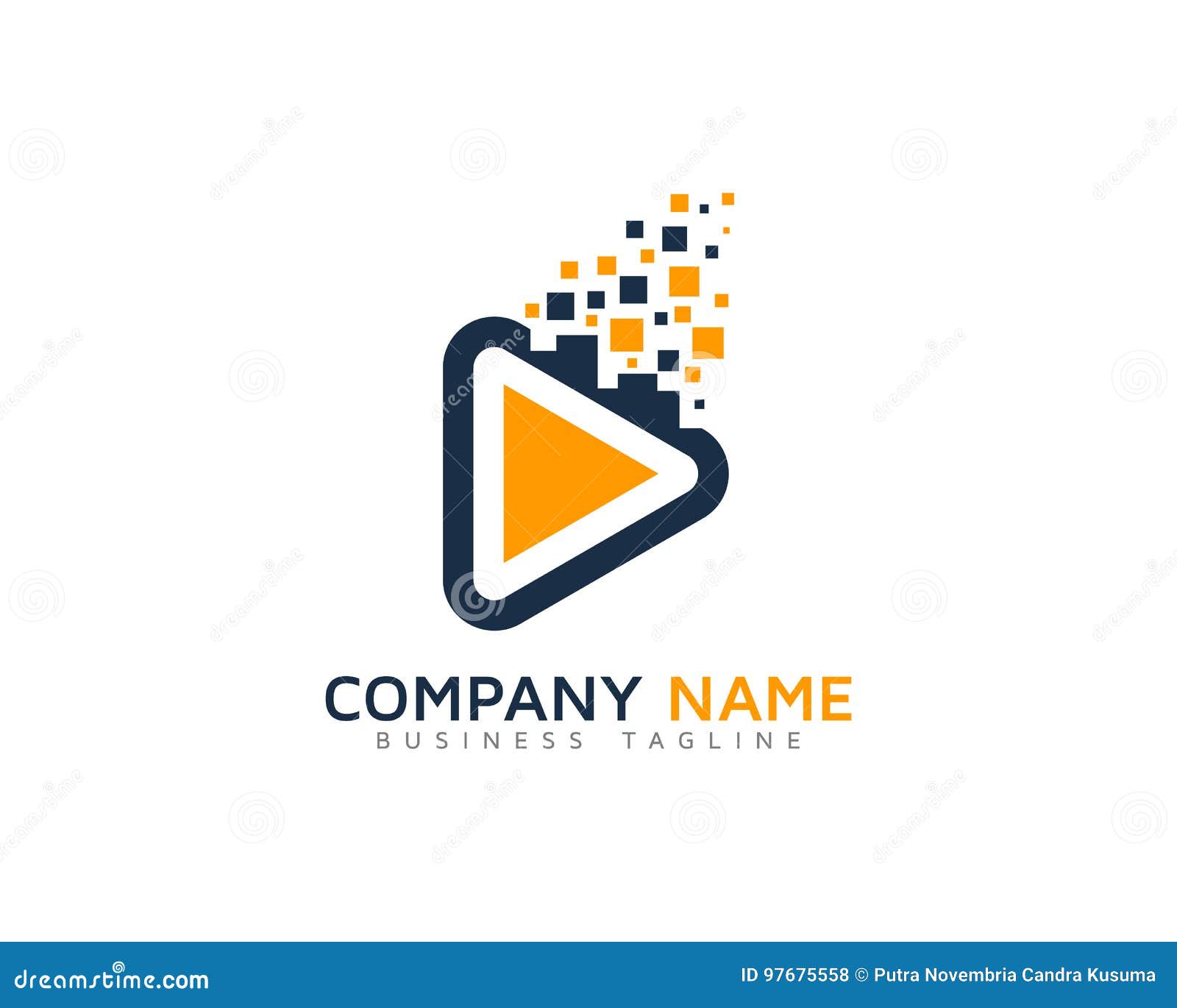 Video Icon Logo Design Element Stock Vector - Illustration of movie ...