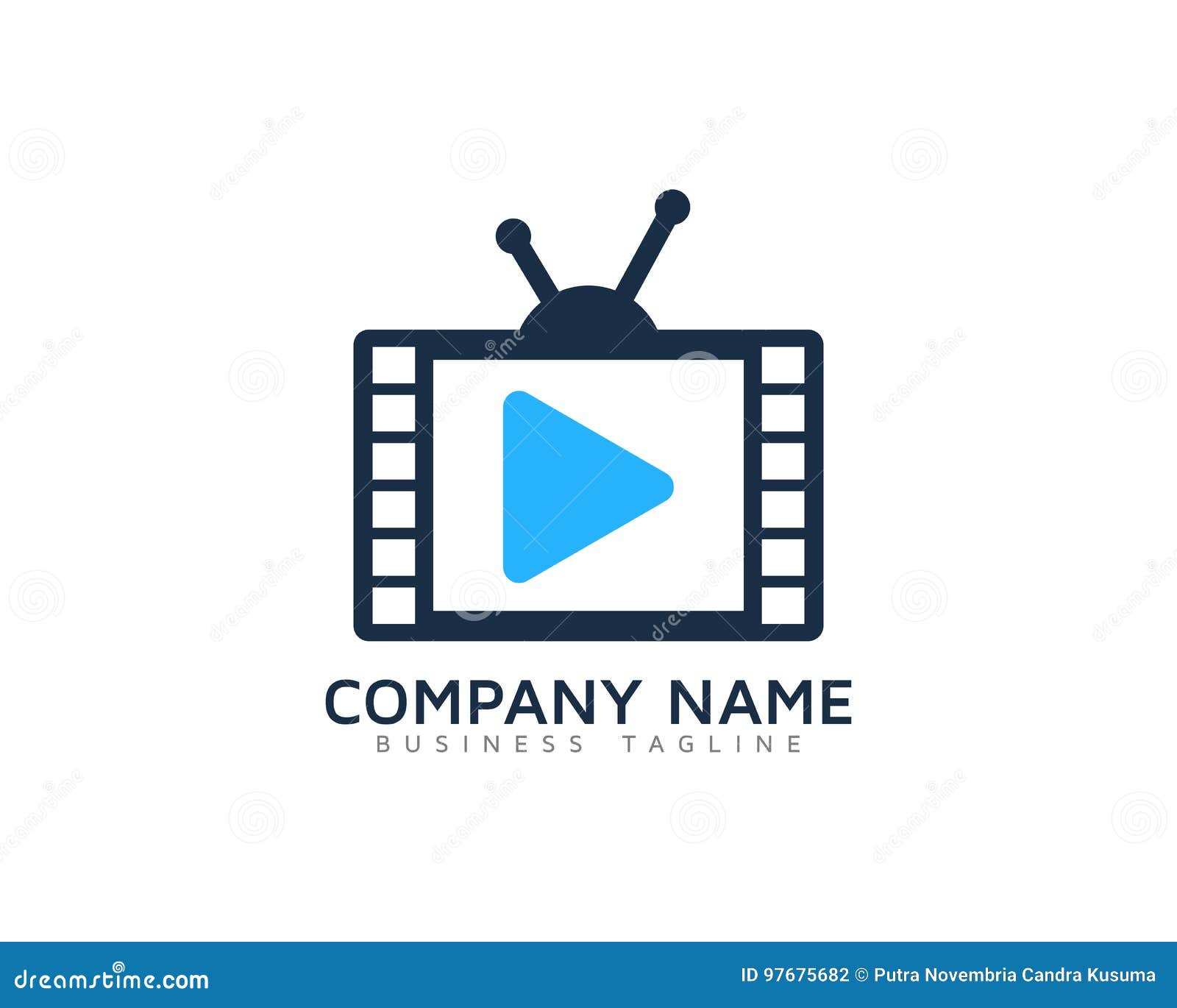 Video Icon Logo Design Element Stock Vector - Illustration of arrow ...