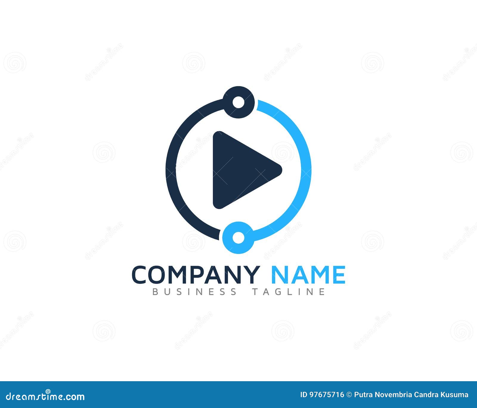 Video Icon Logo Design Element Stock Vector - Illustration of abstract ...
