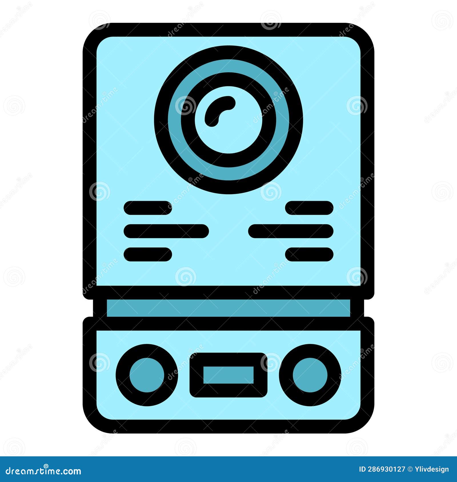 Video Intercom Entrance Icon Vector Flat Stock Illustration ...