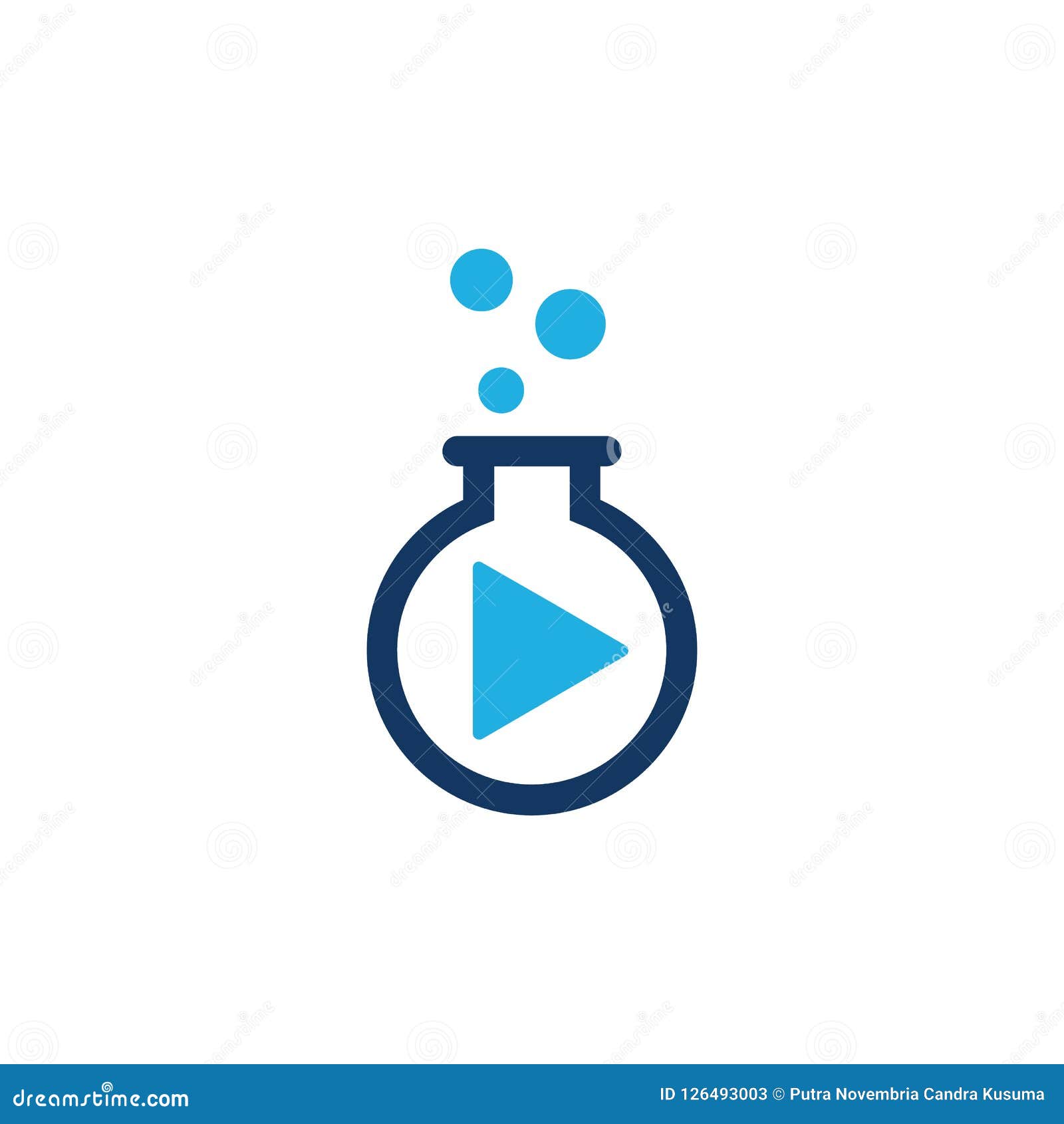 Video Lab Logo Icon Design stock vector. Illustration of medicine ...