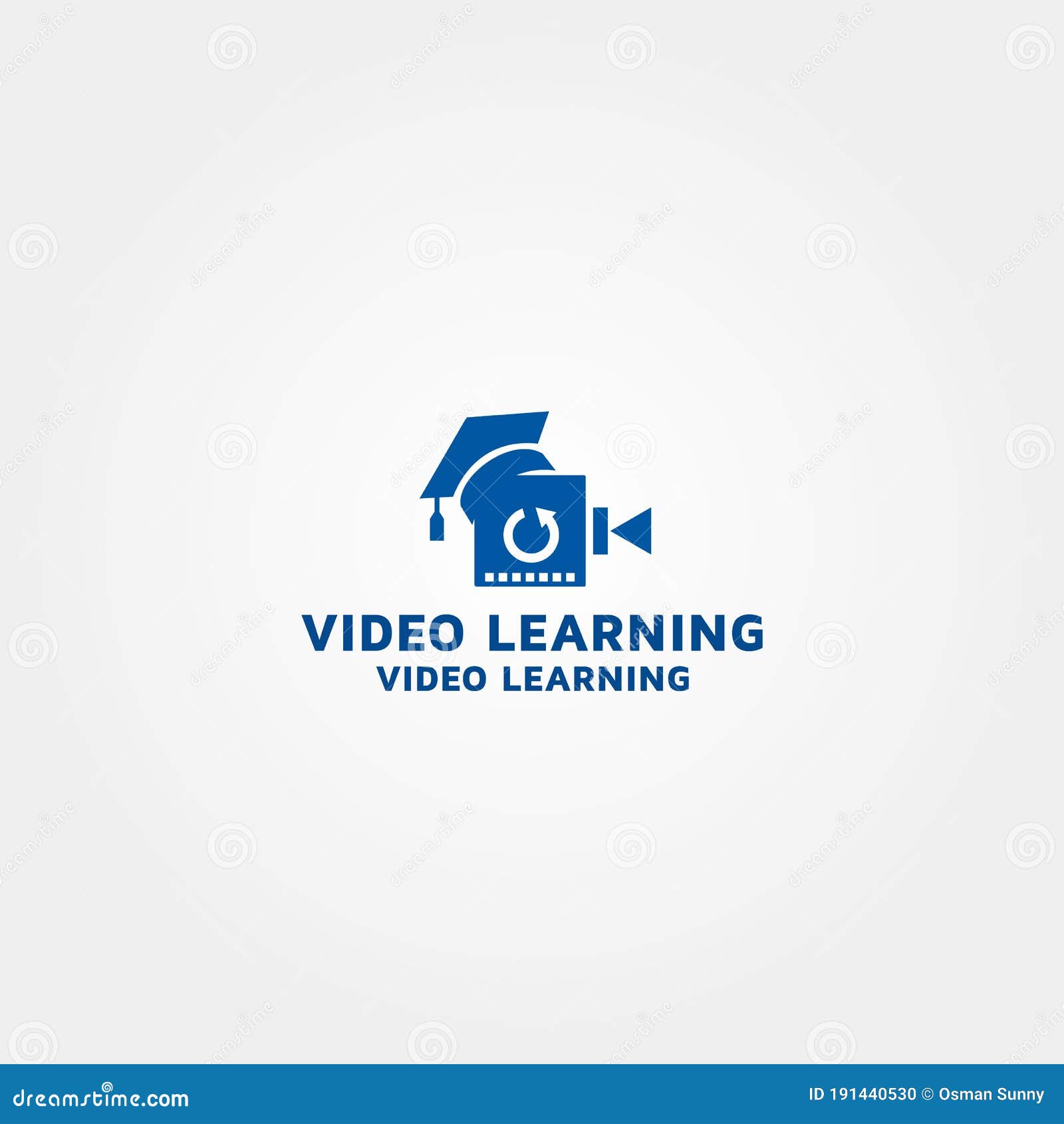 Video Learning Vector Logo Design Template Idea and Inspiration Stock ...