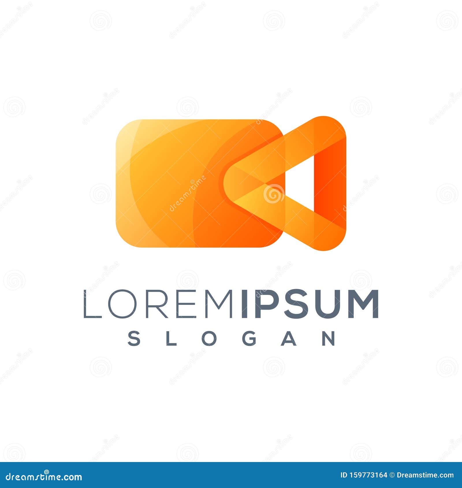 Video Logo Design Ready To Use Stock Vector - Illustration of graphic ...